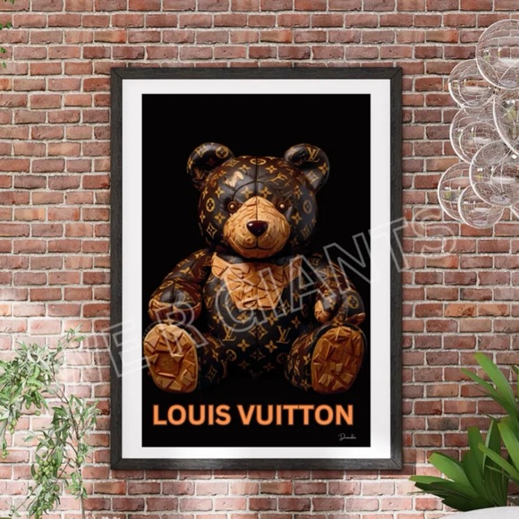 Art | Louis Vuitton Art Bear Print 11x17 By The Artist Denardai | Poshmark